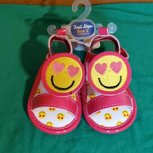 Shoes | Infant Girls Smiley Face Sandals | Poshmark